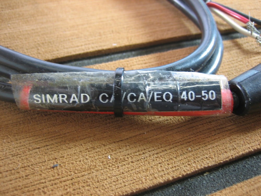 SIMRAD CA CX CR CE EQ 40 42 50 Series 3 Pin Power Cable EQ40 CA40 CA42 ...