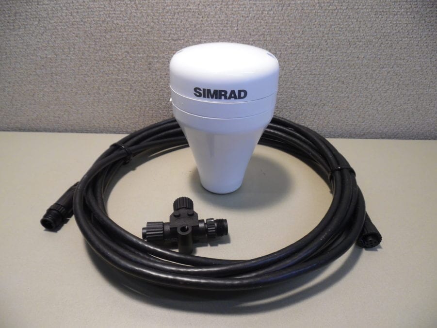 Simrad GS-15 GPS Antenna W/ Base + NMEA2K Drop Cable & Tee - Tested ...