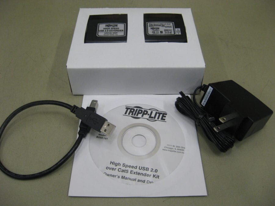 Tripp Lite B203-101 High Speed USB 2.0 Over Cat5 Extender Kit - Free US ...