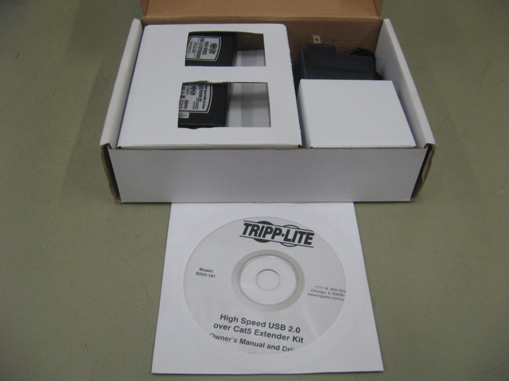 Tripp Lite B203-101 High Speed USB 2.0 Over Cat5 Extender Kit - Free US ...