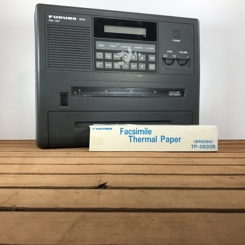 Furuno FAX-207 Boat Marine 8" Weather DFAX Fax Facsimile Receiver BENCH ...
