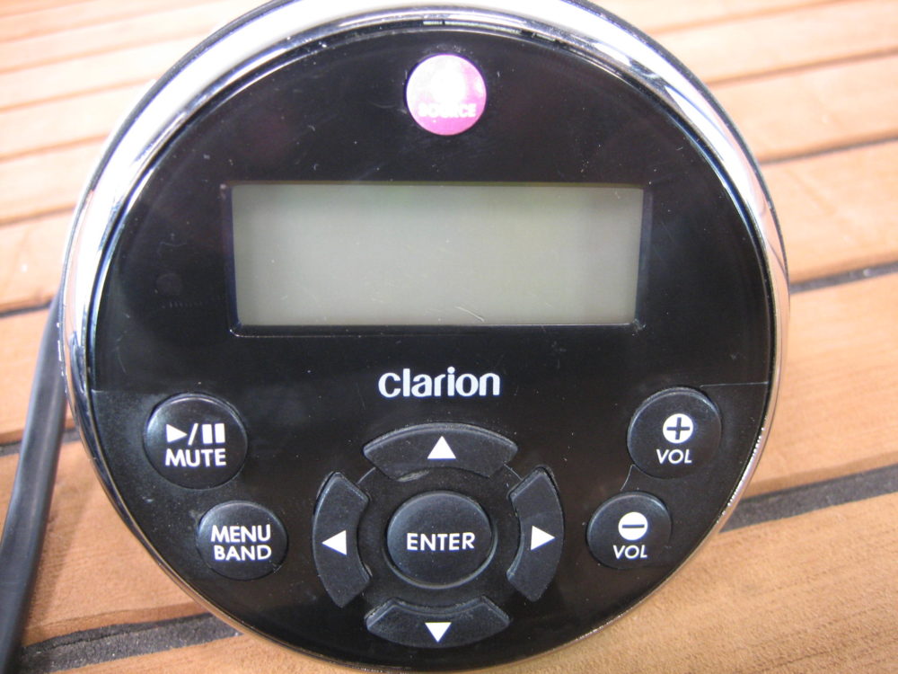 Clarion MW1 Marine Wired Remote Unit w/ Bracket and 25' Extension Cable ...