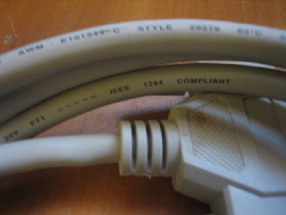 NEW Black Box EQN201-0006 Enhanced Parallel Port Cable DB25M/DB25F 6FT ...