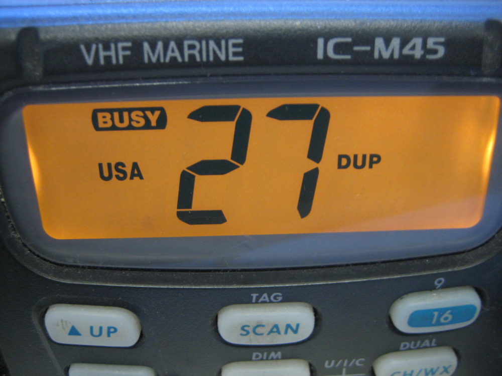 Icom IC-M45A Marine VHF Transceiver w/ Microphone - Tested! - Max ...