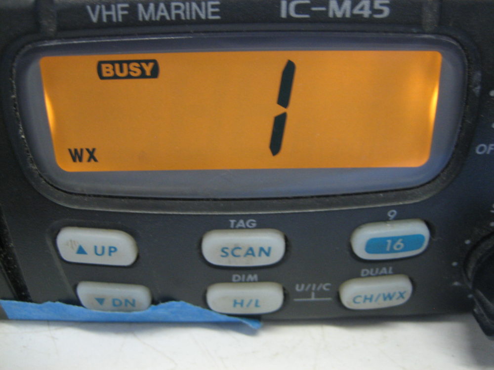 Icom IC-M45A Marine VHF Transceiver w/ Microphone - Tested! - Max ...