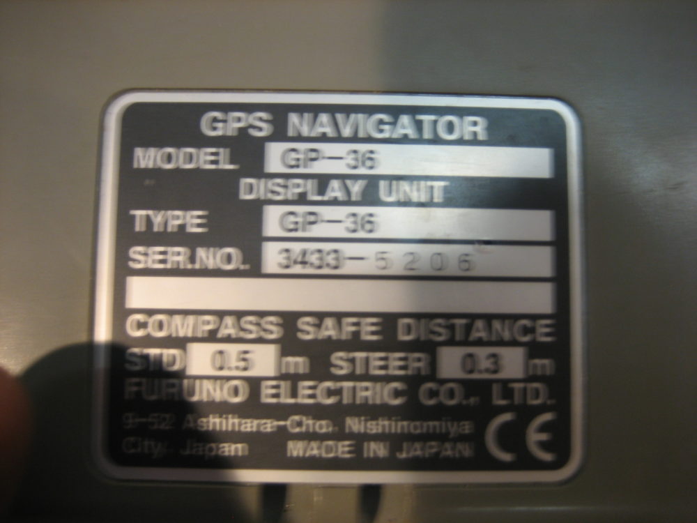 Furuno GP-36 GPS/DGPS Navigator Display - Tested in Great Shape - Max ...