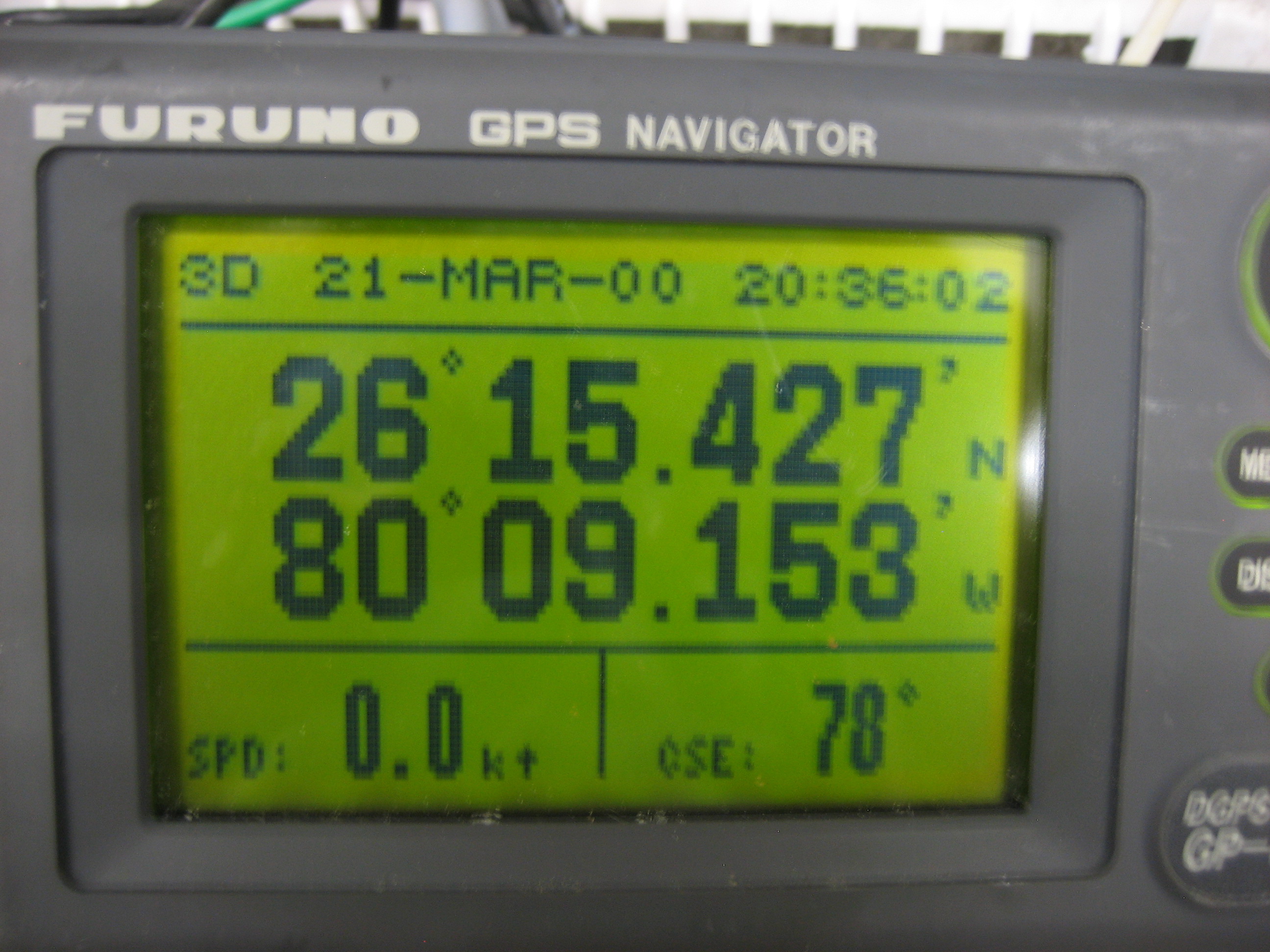 Furuno GP-36 GPS/DGPS Navigator Display - Tested in Great Shape - Max ...