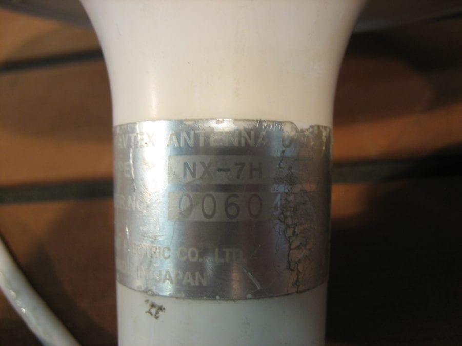 Furuno NX-7H Navtex Antenna Unit w/50' Cable - Great Condition - Max ...