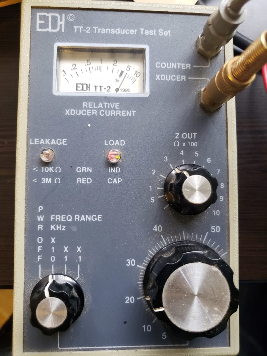 Radarsonics 201 50/200 kHz 600w 11/45° Thru-Hull Bronze Transducer NEW ...