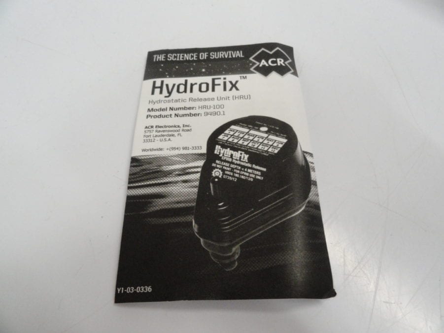 ACR HydroFix HRU-100 Replacement Kit for SeaShelter 1, 2, 3 - Free US ...