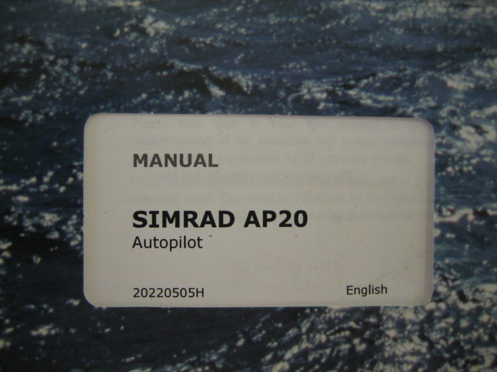 Simrad AP20 Autopilot Manual - Free Shipping - Max Marine Electronics