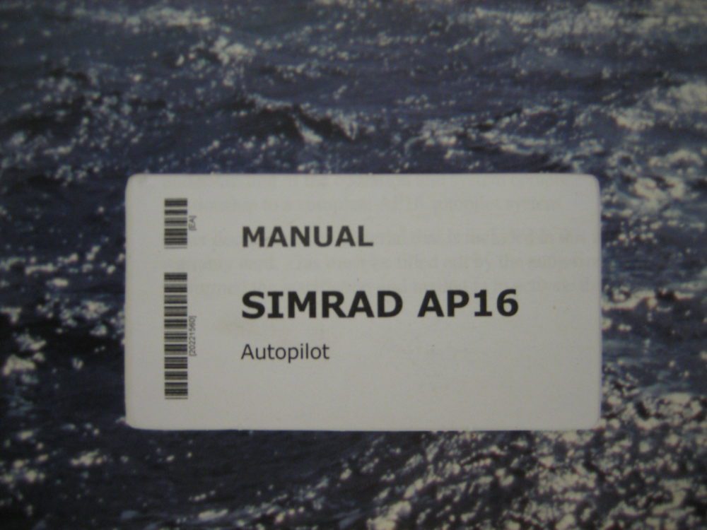 Simrad AP16 Autopilot Manual - Free Shipping - Max Marine Electronics