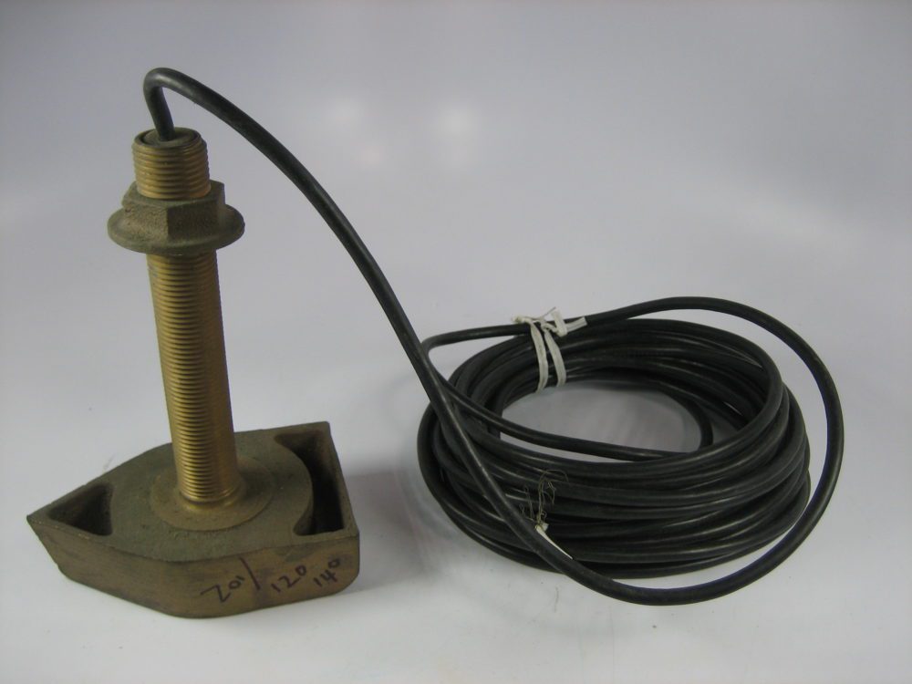 Radarsonics 201 120 kHz 600w 14° Thru-Hull Bronze Transducer NEW Sitex ...