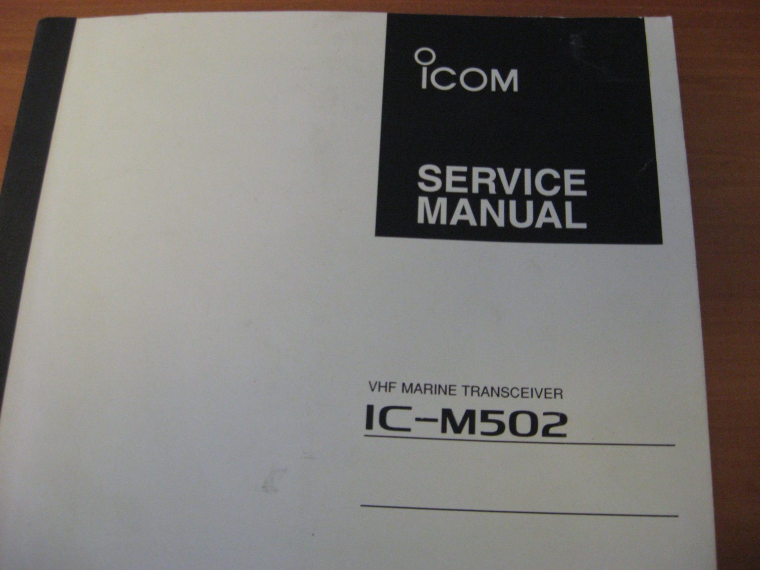 icom IC-M502 VHF Marine Transceiver Service Manual
