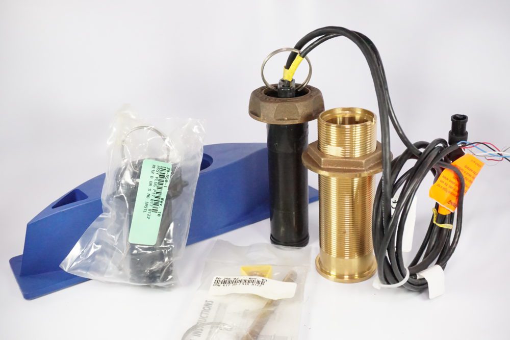 Furuno 235DHT-LMSE Thru-Hull Bronze NMEA Transducer f/RD-30 Z Navnet VX1 VX2 - Max Marine ...