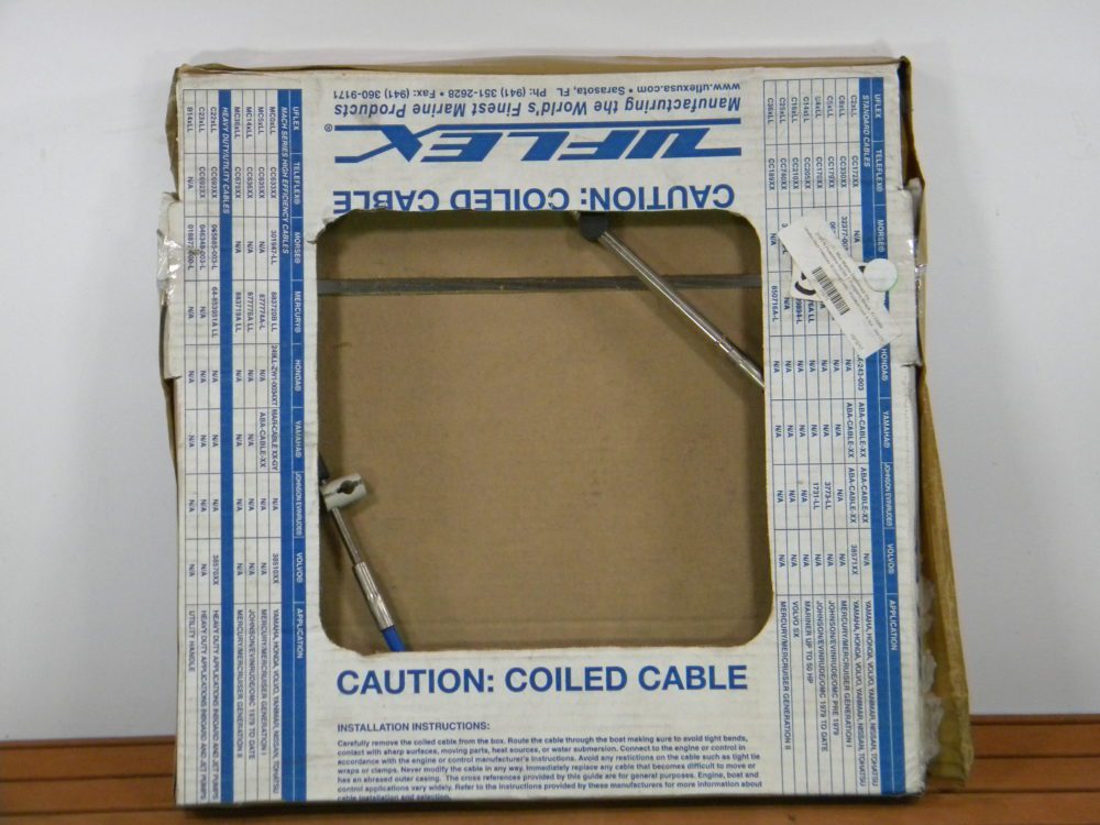 LOT OF 2 - Ultraflex Mach 5 Mercury 28' Control Cable - Excellent Cond ...