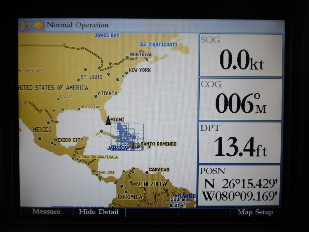 GARMIN GPSmap 7212 w/ Cables + Suncover - 90 Day Warranty - Great Cond ...