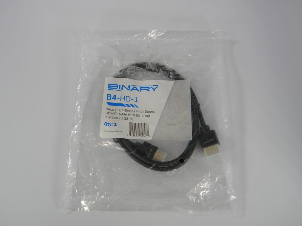 Binary LOT OF 3 High Speed HDMI Cables w/ Ethernet - NEW IN BAG - Max ...