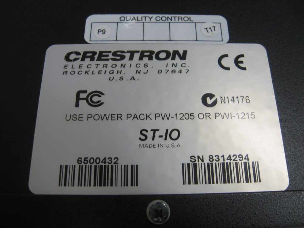 Crestron ST-10 In/Out Module - Free US Shipping - Max Marine Electronics