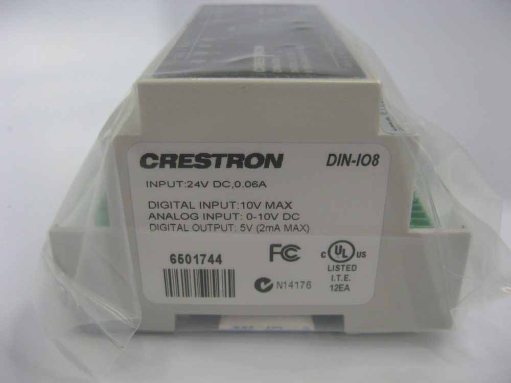 Crestron DIN-IO8 DIN Rail Versiport Module - Free US Shipping - Max ...