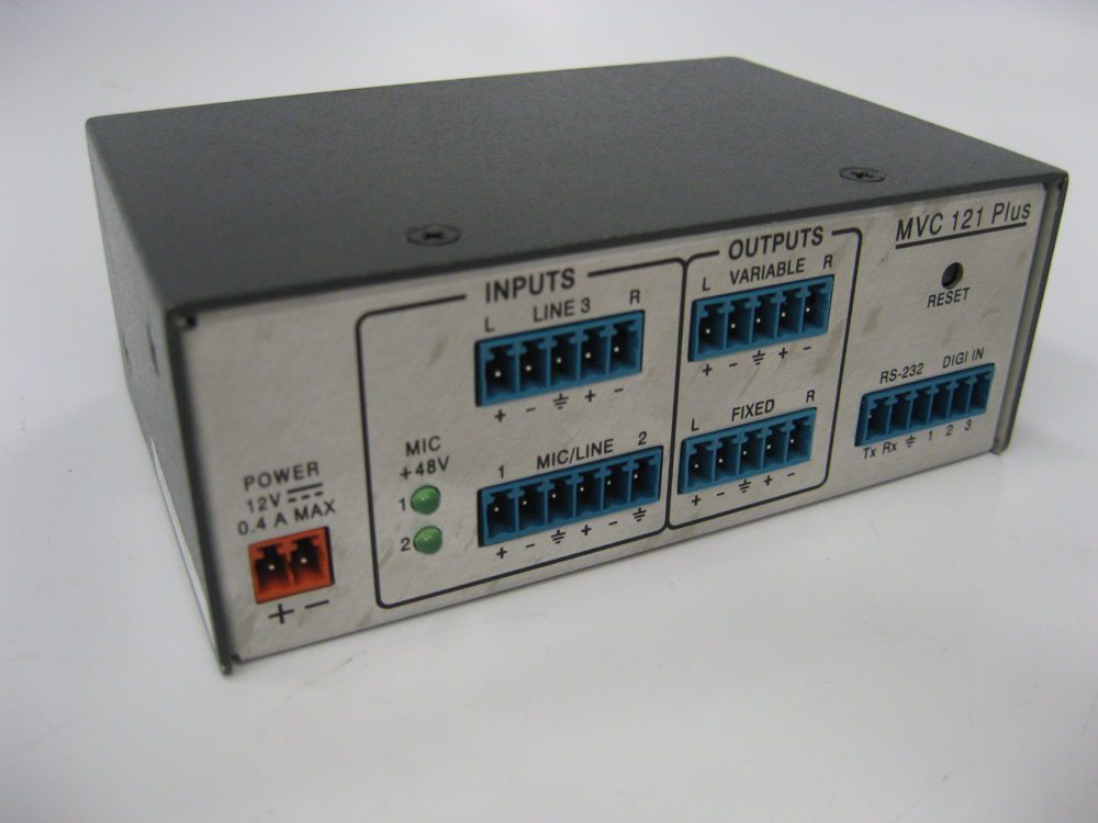 Extron 60-1096-01 MVC 121 Plus Stereo Mixer - Free US Shipping - Max ...