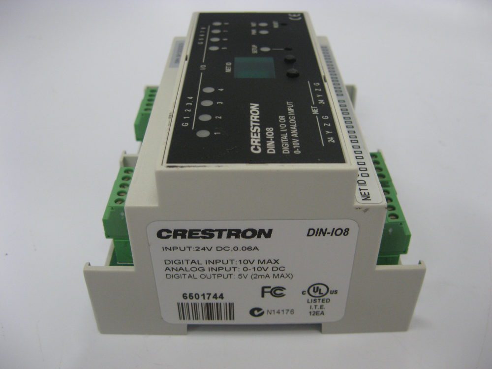 Crestron DIN-IO8 DIN Rail Versiport Module - Free US Shipping - Max ...