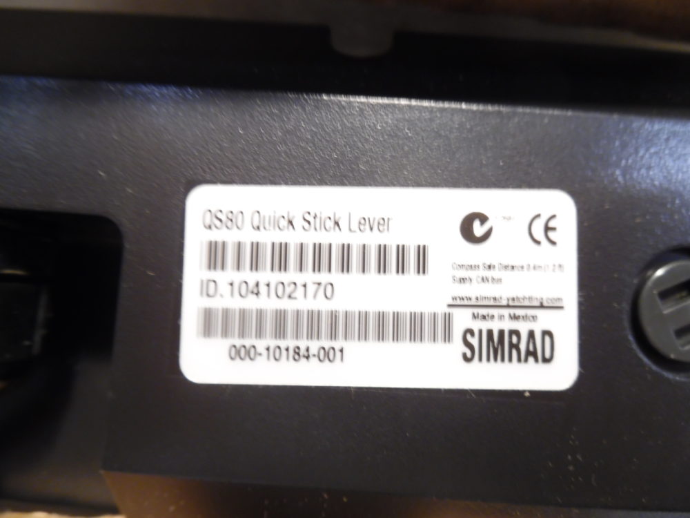 Simrad QS80 Quick Stick Lever Device - 000-10184-001 - New in Box ...