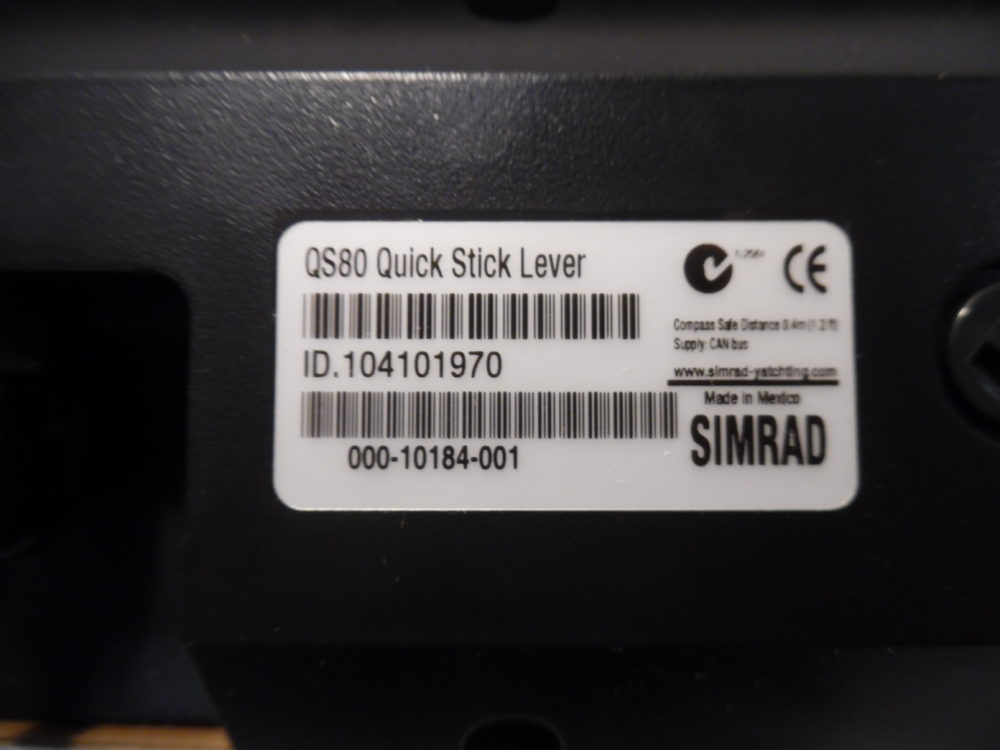 Simrad QS80 Quick Stick Lever Device - 000-10184-001 - New in Box - Max Marine Electronics