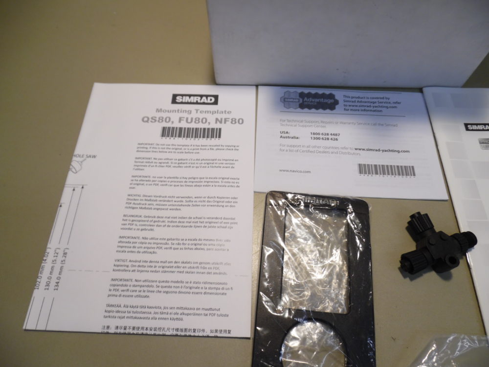 Simrad QS80 Quick Stick Lever Device - 000-10184-001 - New in Box - Max Marine Electronics