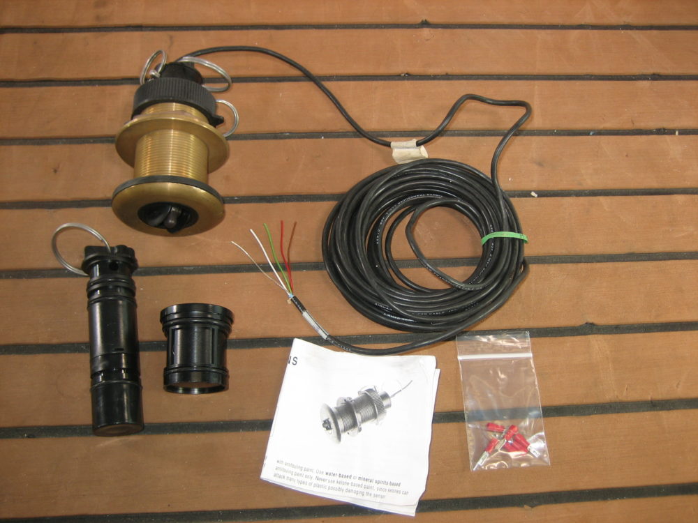 Airmar Raymarine NEW ST650 Bronze Transducer Speed Temp ST60 ST60+ ST40 ...