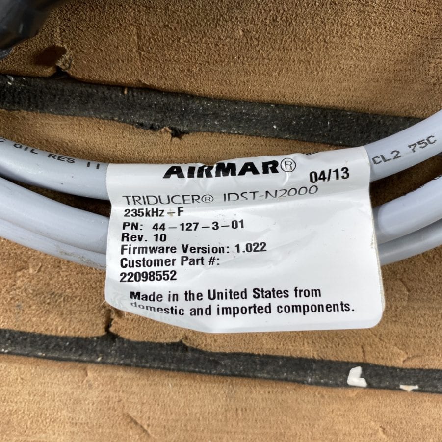 Simrad Lowrance Airmar DST800 22098552 Plastic Thru Hull Transducer N2K ...