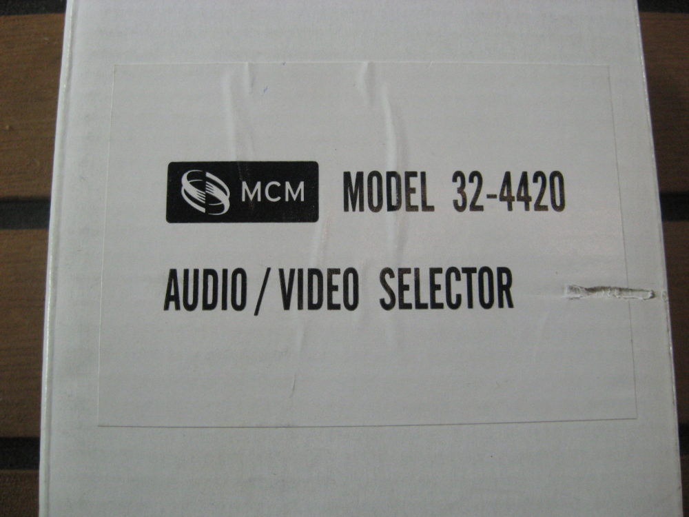 MCM 32-4420 Component Video/Audio Selector - NEW - Max Marine Electronics