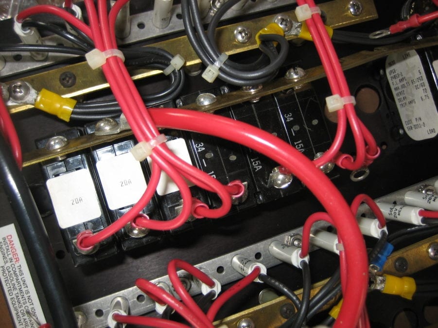 Newmar ES-1 Elite Master Marine Boat Electrical 12v DC Breaker Panel w ...