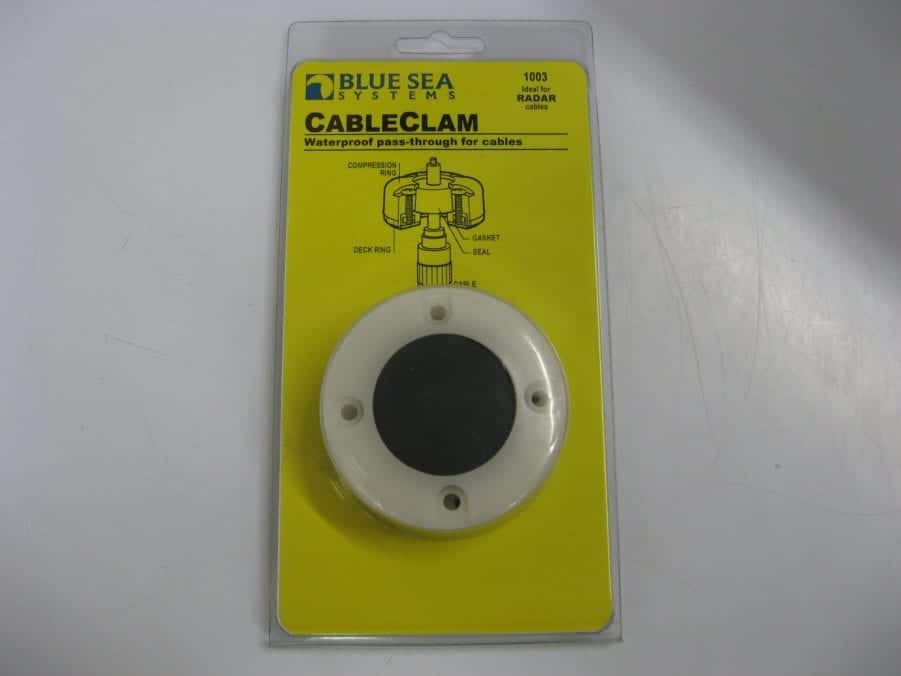 Lot of 2 Blue Sea Systems 1003 Cable Clams - Waterproof Pass-through ...