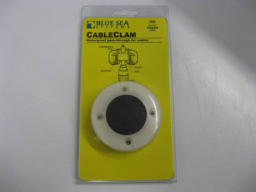 Lot of 2 Blue Sea Systems 1003 Cable Clams - Waterproof Pass-through ...