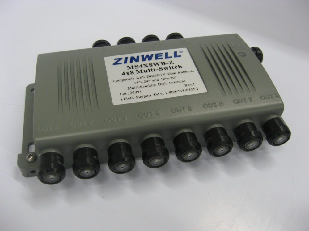 Zinwell MS4X8WB-Z 4x8 Multi-Switch - Free US Shipping - Max Marine ...