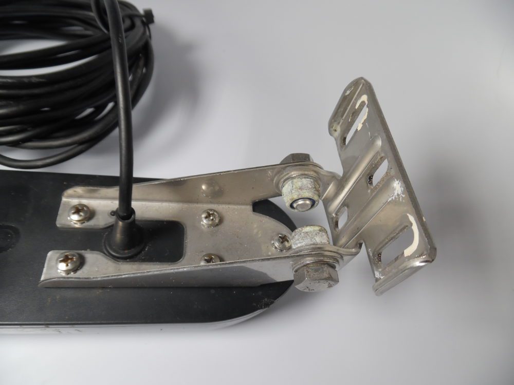 Garmin GT21-TM 4 Pin Transom Mount Transducer + Mount - Tested Good ...