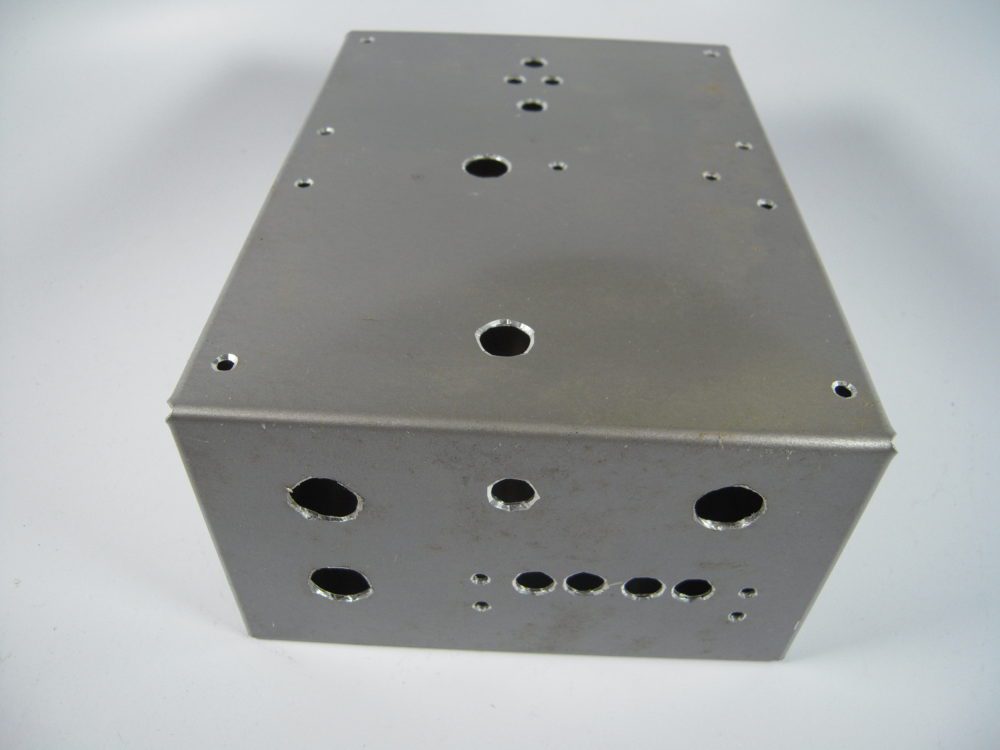 Bud Radio CU-2108-B UTILIBOX Combination Snap or Screw Type Mini Box-Aluminum Light Grey FREE ...