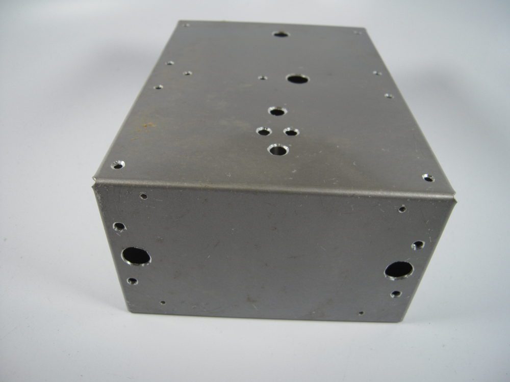 Bud Radio CU-2108-B UTILIBOX Combination Snap or Screw Type Mini Box-Aluminum Light Grey FREE ...