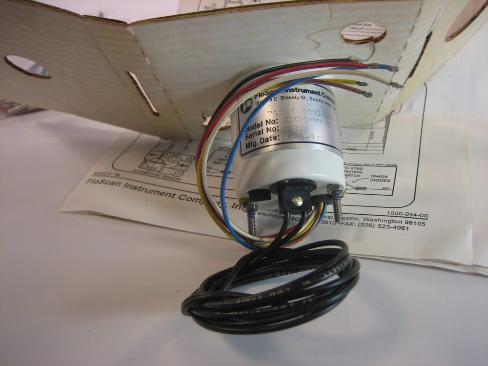 Floscan Fuel Flow Instrument Gauge - 4002-006-0 - 0-20 GPH 4000 SERIES ...