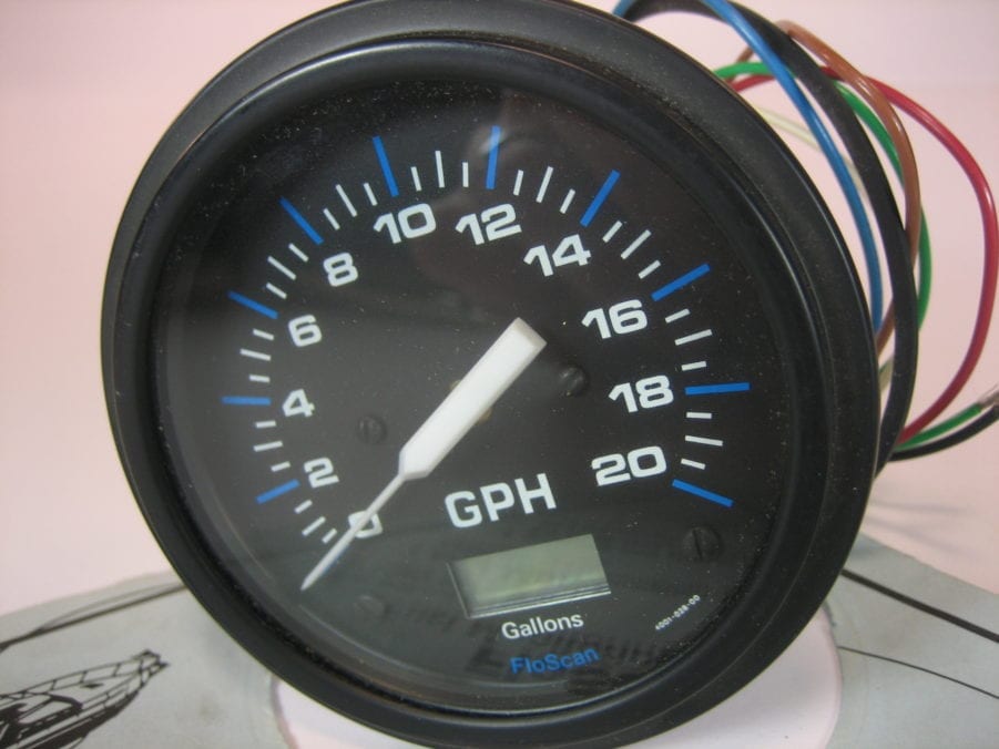 Floscan Replacement Fuel Flow Instrument Gauge - 0-20 GPH - 5500 SERIES ...