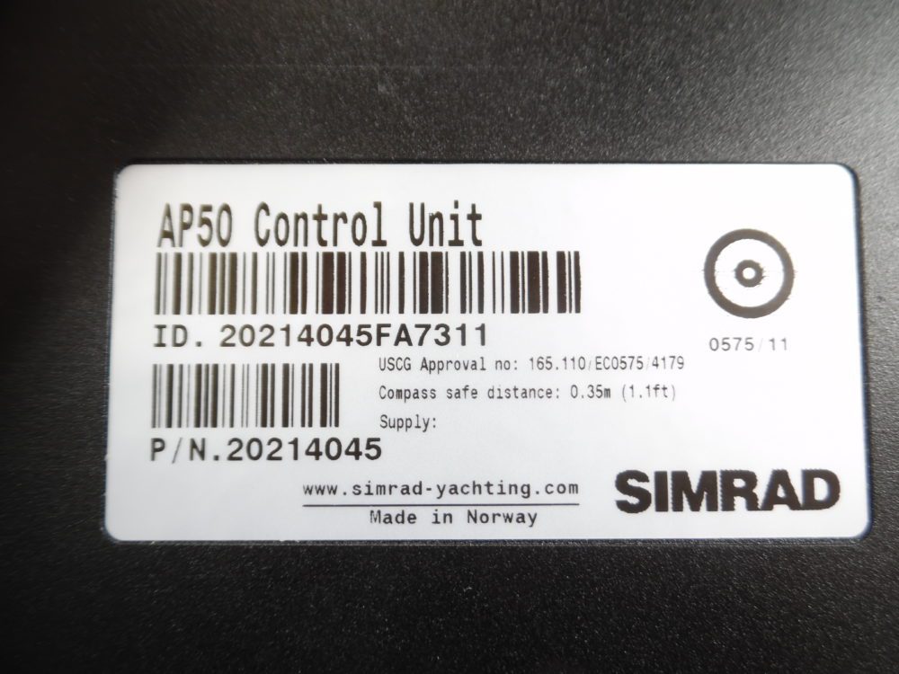 Simrad AP50 Control Head for J50 Autopilot System - TESTED - 90 DAY ...