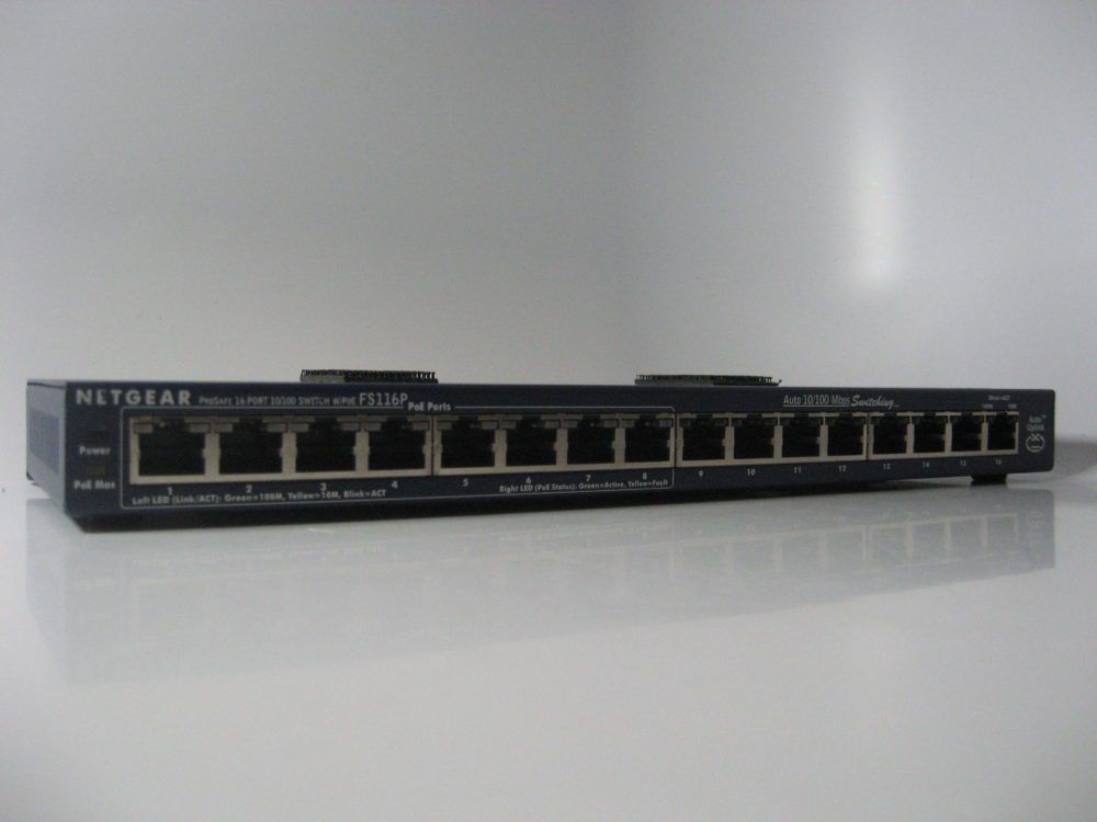 Netgear FS116P ProSafe 16-Port 10/100 Switch w/ PoE - Free US Shipping ...