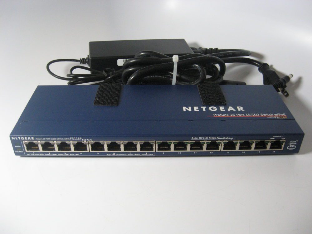 Netgear FS116P ProSafe 16-Port 10/100 Switch w/ PoE - Free US Shipping ...