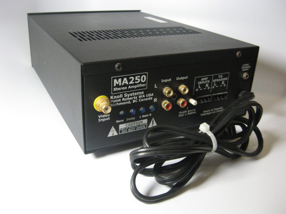 Knoll Systems MA250 Stereo Amplifier - Free US Shipping - Max Marine ...