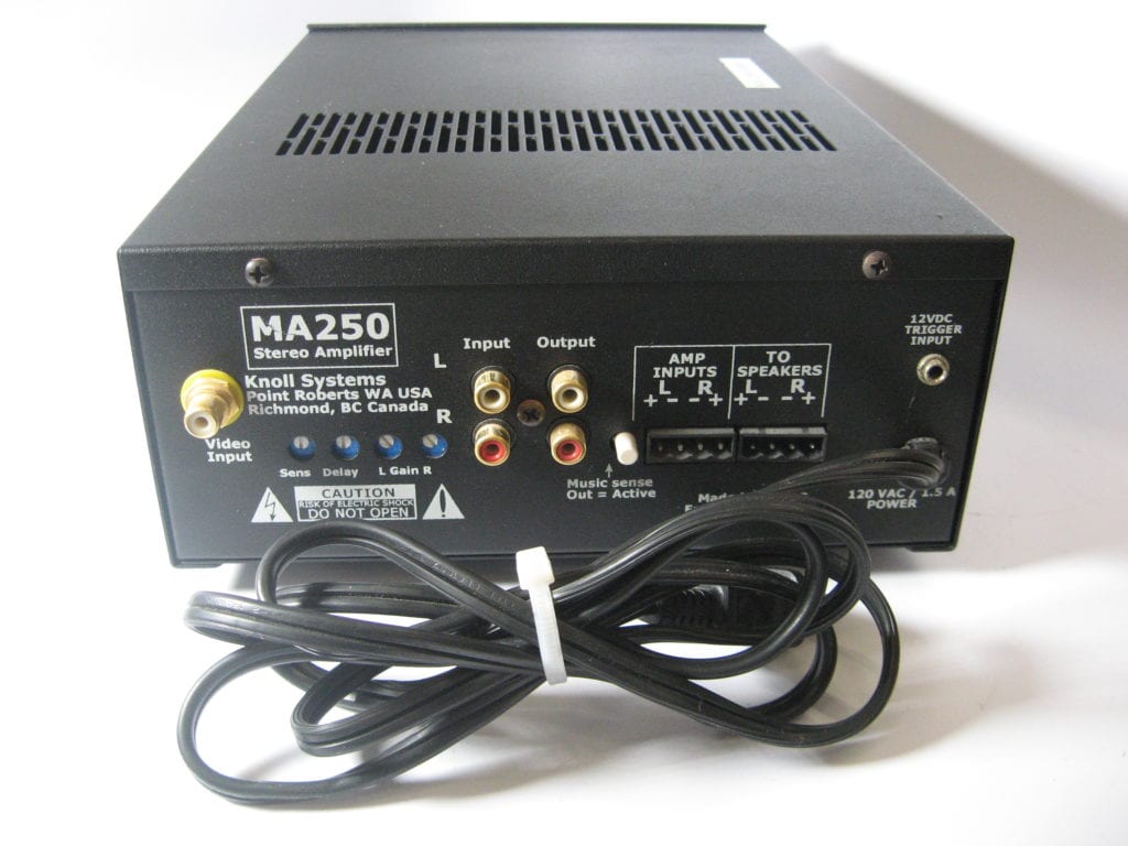 Knoll Systems MA250 Stereo Amplifier - Free US Shipping - Max Marine ...