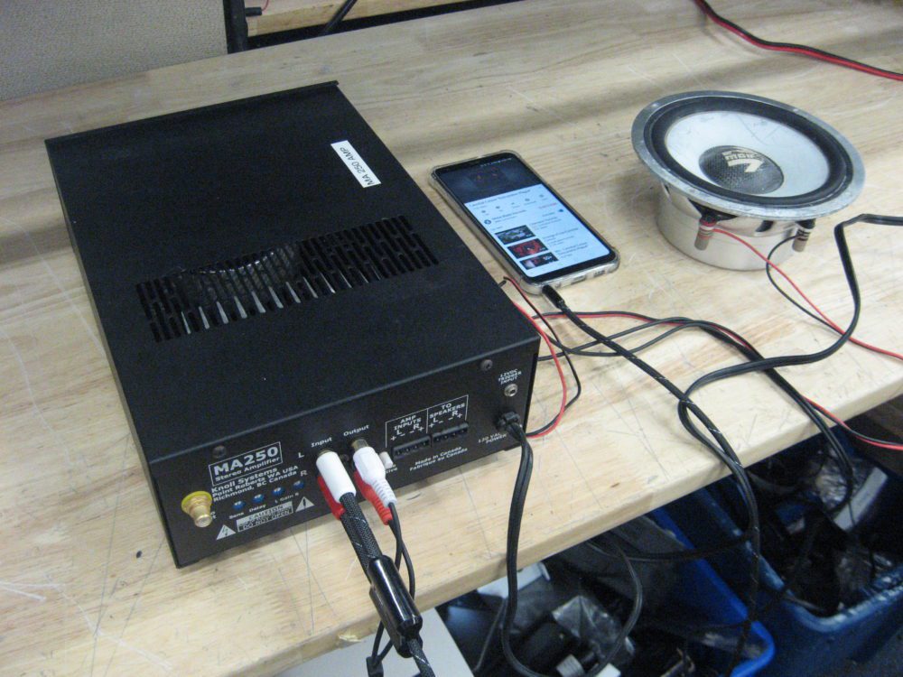 Knoll Systems MA250 Stereo Amplifier - Free US Shipping - Max Marine ...