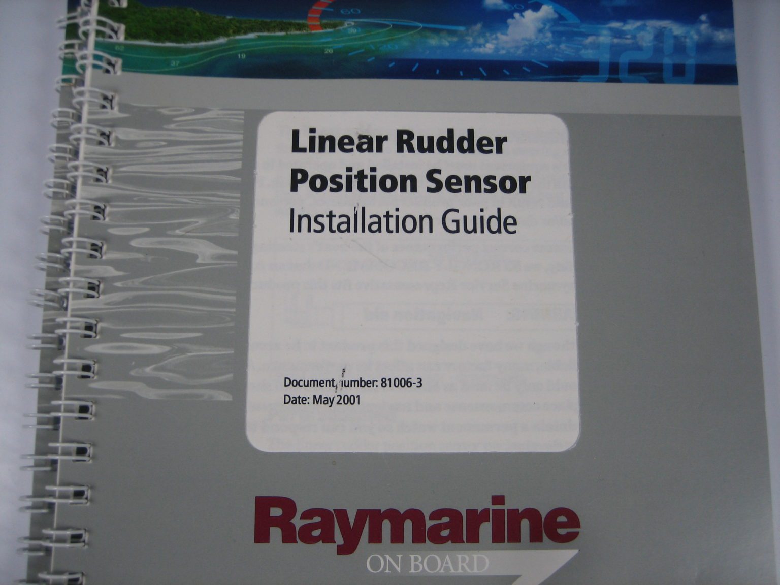Raymarine Linear Rudder Position Sensor Installation Guide - Free ...