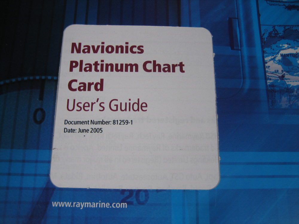 Raymarine Navionics Platinum Chart Card User's Guide - Free Shipping ...