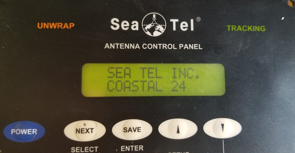 Sea Tel ACP 119547 Marine Satellite TV Antenna Control Unit Tested ...